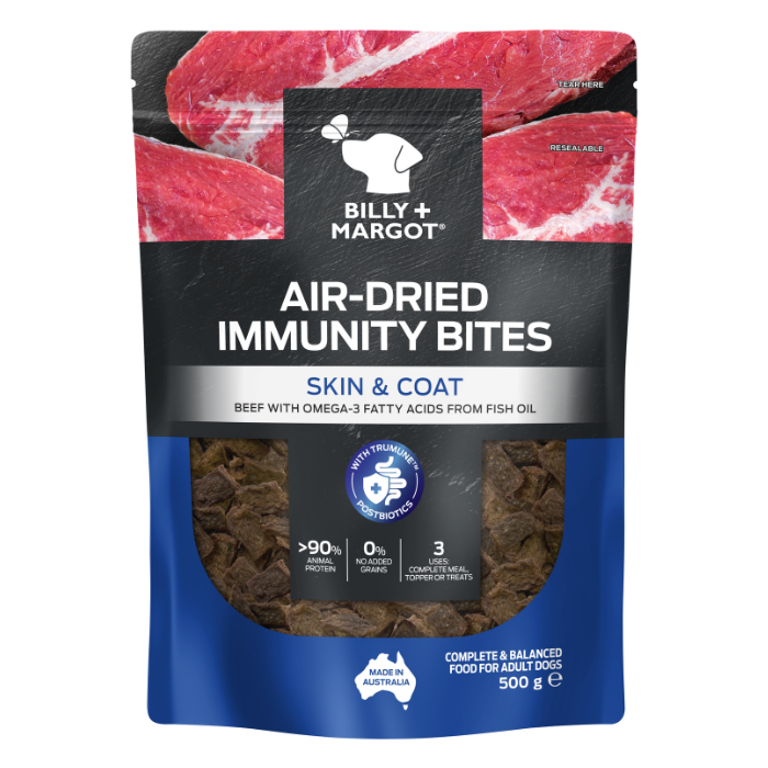 Billy + Margot Air-Dried Immunity Bites - Skin and Coat 500g