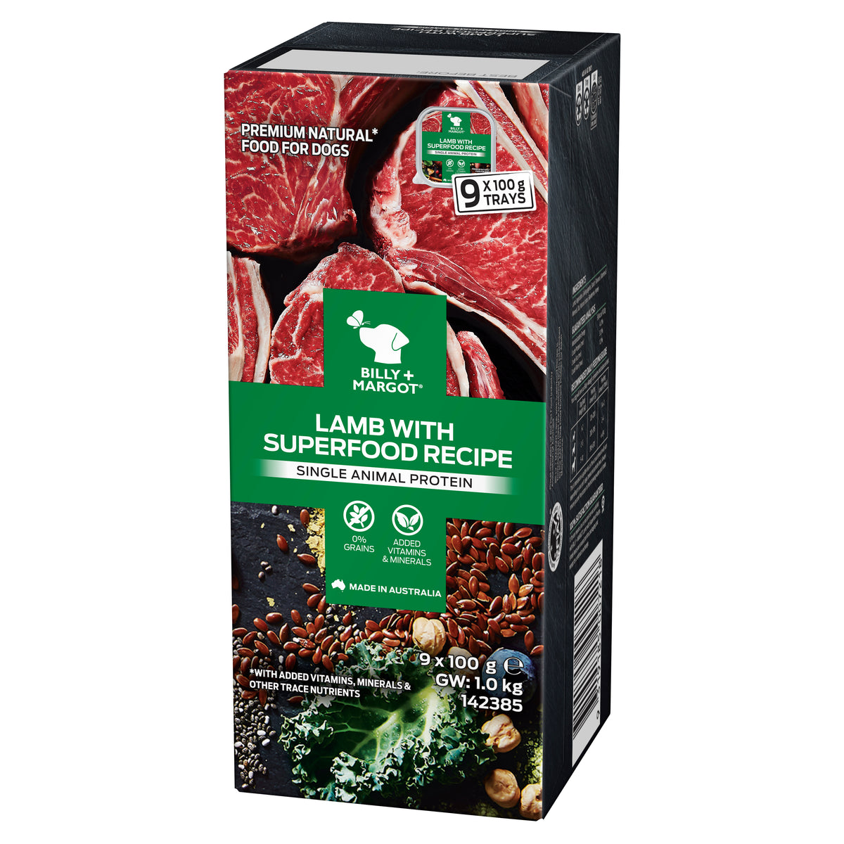 Billy + Margot Single Animal Protein Lamb With Superfood Recipe Adult